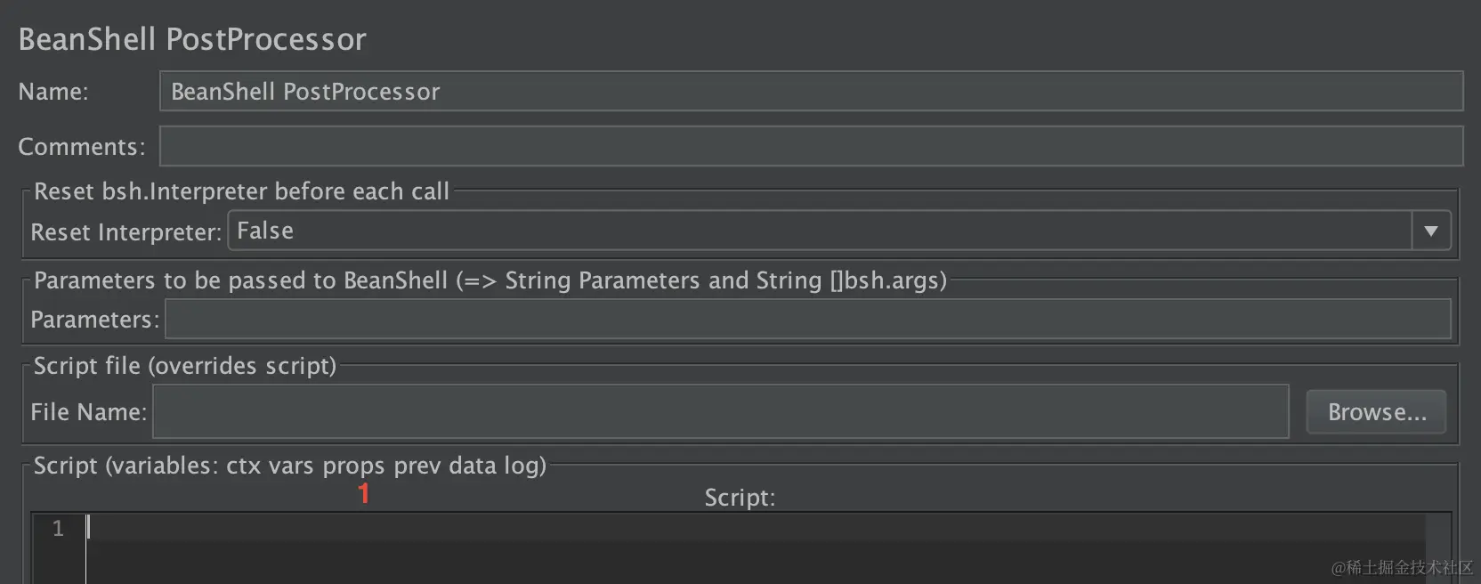 Jmeter系列之BeanShell使用BeanShell是一种完全符合Java语法规范的脚本语言，是轻量级的Java脚 - 掘金