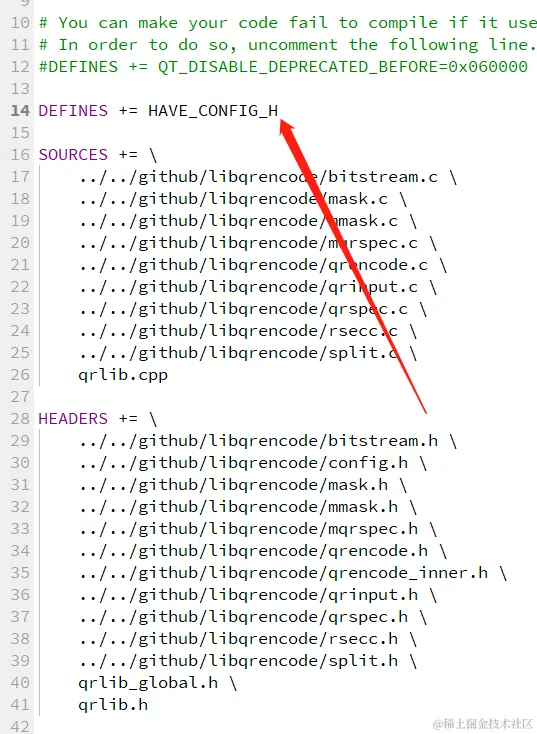 Windows下用QT编译libqrencode库，用于显示二维码Windows下用QT编译libqrencode静态库 - 掘金