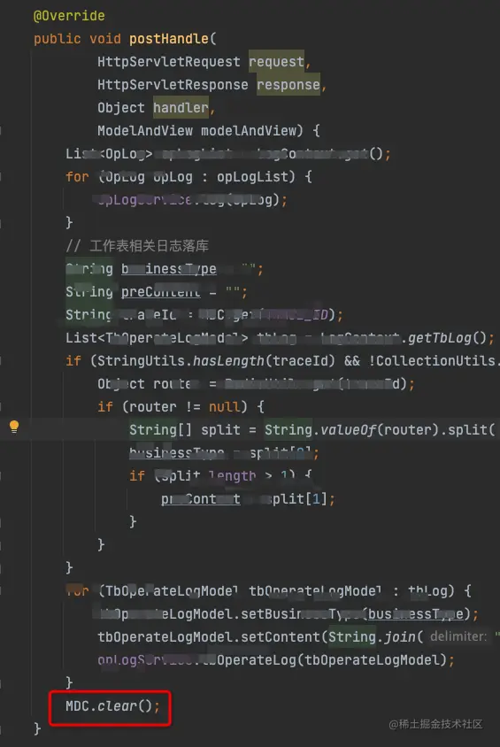 SpringBoot+MDC链路追踪trace_id丢失🐞🐞前言 trace_id是用来标识同一个请求的唯一标识，不 - 掘金