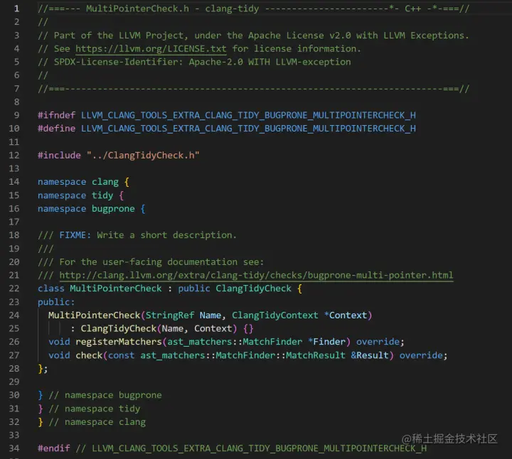 为clang-tidy添加自定义checkclang-tidy 简介 clang-tidy是基于LLVM-Clang开发 - 掘金