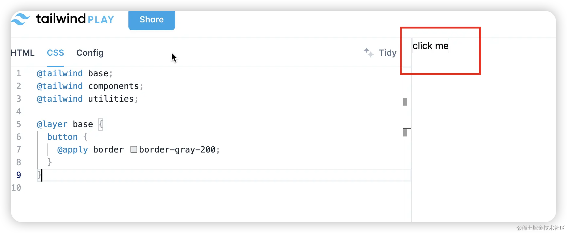 TailwindCSS之样式层级TailwindCSS 将样式分为了三个层级：base、components、utili - 掘金