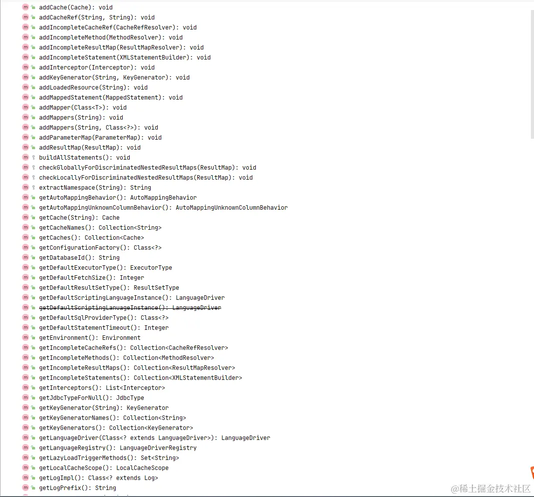 mybatis核心类(一)-Configuration简述下Configuration，他的作用是什么？ Configu - 掘金