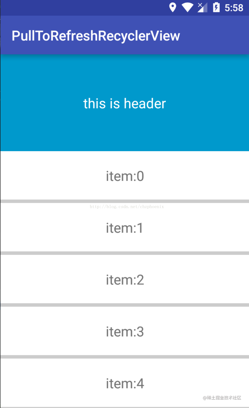 Realize a RecyclerView with header and footer function - Moment For Technology