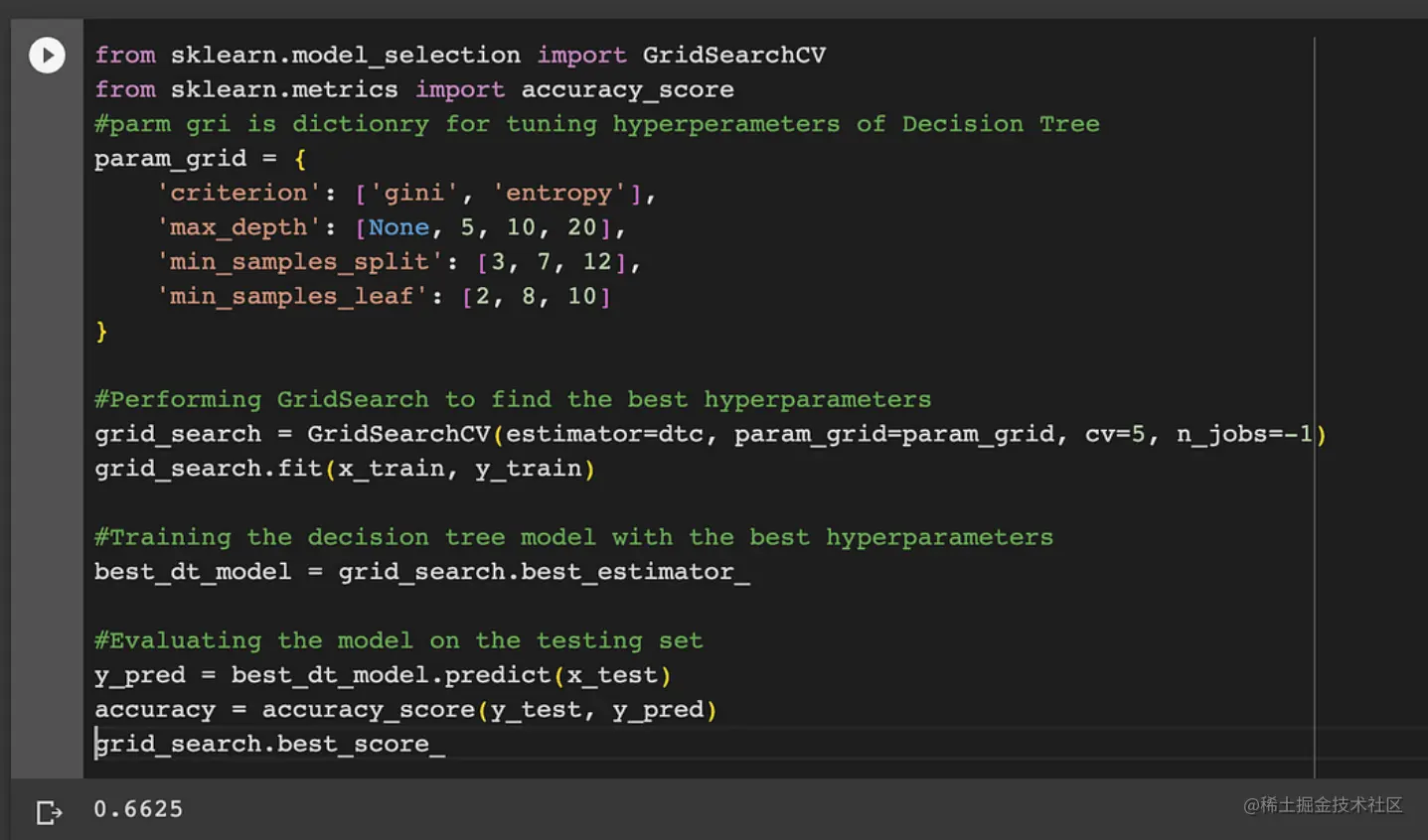 掌握模型性能：使用 GridSearchCV 调整超参数使用 GridSearchCV 进行超参数优化的综合指南 ![i - 掘金