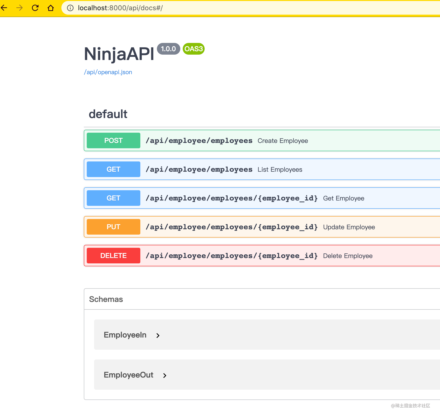 Django 和 FastAPI 的结合体, Django-ninja の初体验 - 掘金