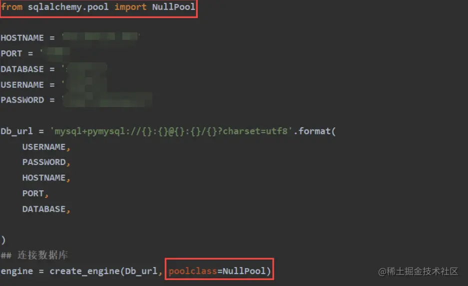 SQLAlchemy长时间未请求数据库连接断开部署在服务器上面的项目运行正常，第二天早上起来发现除了静态页面，凡是调用数 - 掘金
