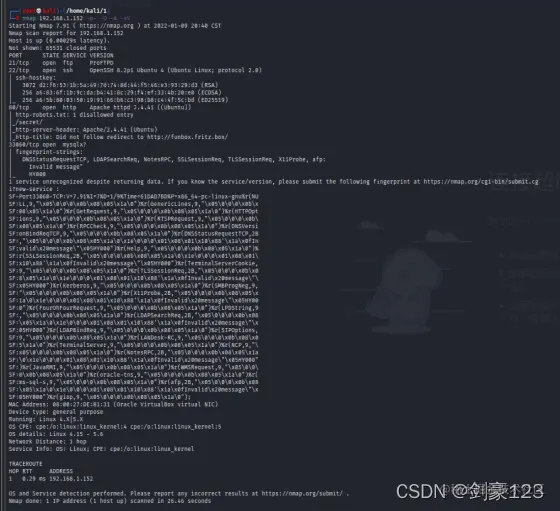 Vulnhub靶机Funbox：1 writeup - 掘金