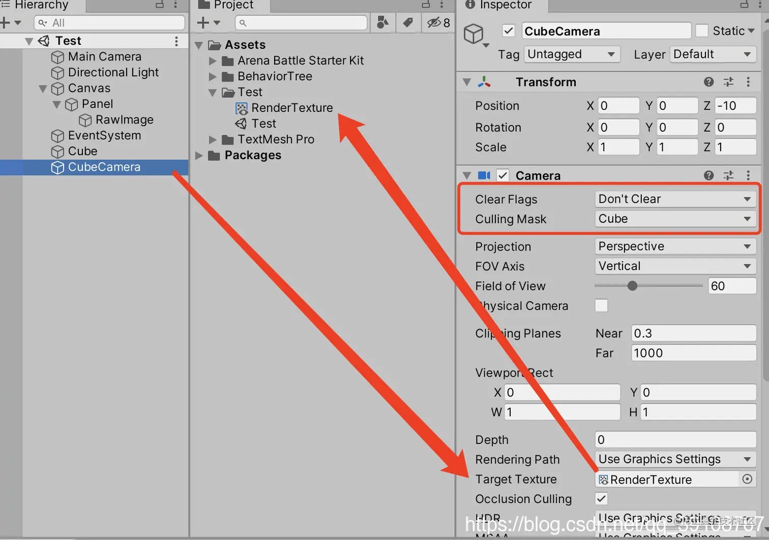 【Unity】UI界面展示3D模型场景中同时使用2个相机，UI相机渲染UI输出到屏幕，3D相机将3D物体渲染到Rende - 掘金