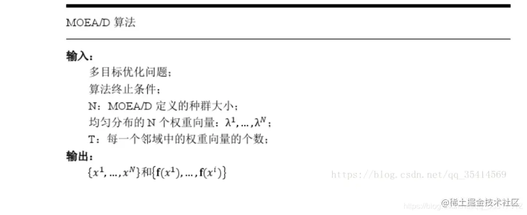 多目标优化--MOEAD算法笔记MOEA/D学习笔记 阅读文献：MOEA/D: A Multiobjective Evo - 掘金