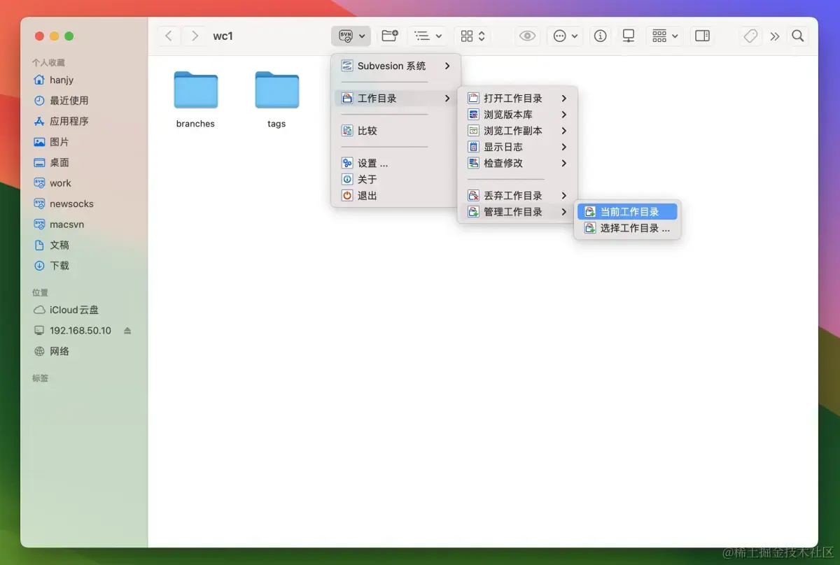 mac平台SVN客户端: macSvn 下载与使用指南最近发现一款新发布的 macSvn，能够无缝集成至macOS系统， - 掘金