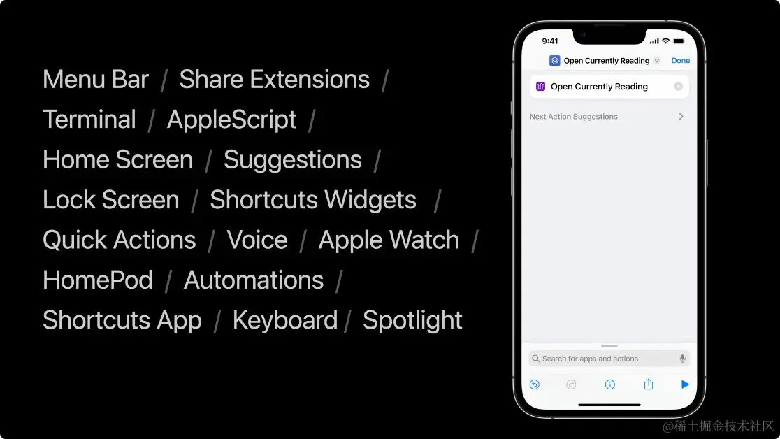 WWDC22 - Dive into App IntentsApple 在 iOS 16 新增了 App Intent - 掘金