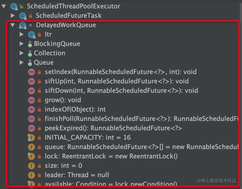 阻塞队列 — DelayedWorkQueue源码分析线程池运行时，会不断从任务队列中获取任务，然后执行任务。如果我们想 - 掘金