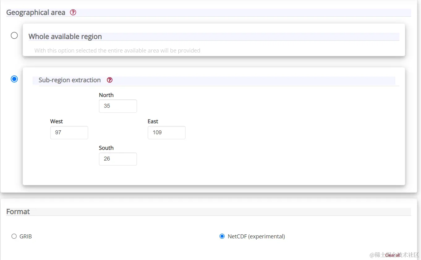 手动下载、Python下载ERA5气象数据的方法本文介绍在ERA5气象数据的官方网站中，手动下载、Python代码自动批 - 掘金