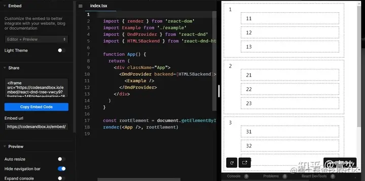 React拖拽排序组件库对比研究基于react的拖拽功能，有这么几个比较流行的库： react-dnd react-be - 掘金