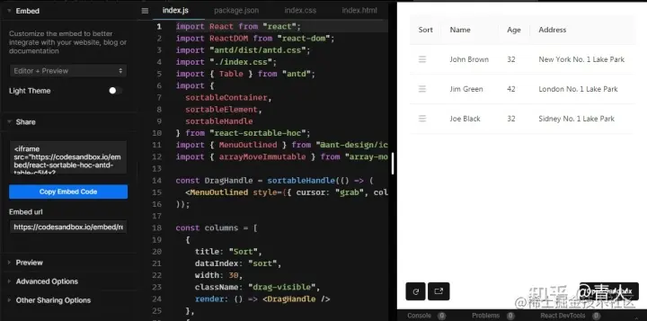 React拖拽排序组件库对比研究基于react的拖拽功能，有这么几个比较流行的库： react-dnd react-be - 掘金
