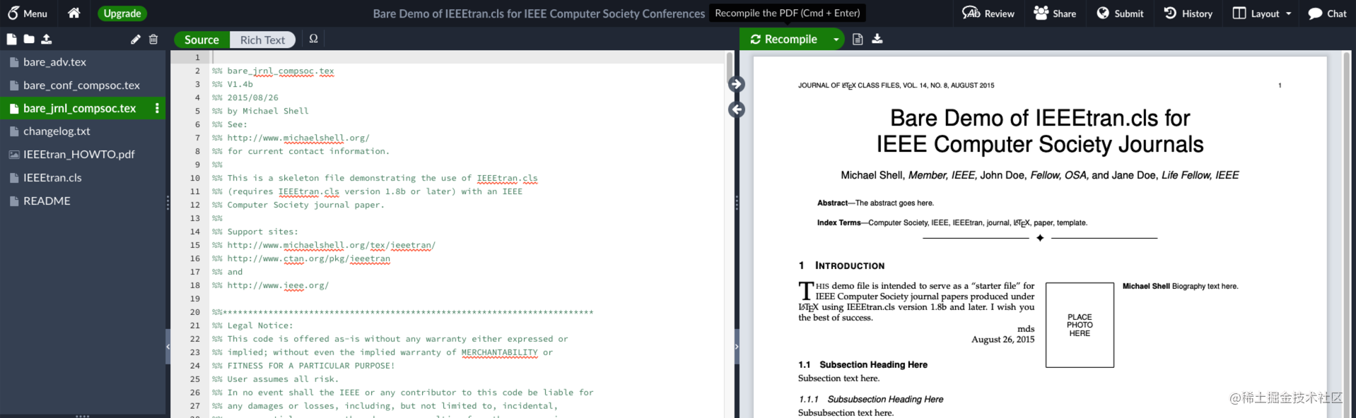 TKDE投稿流程 - 掘金