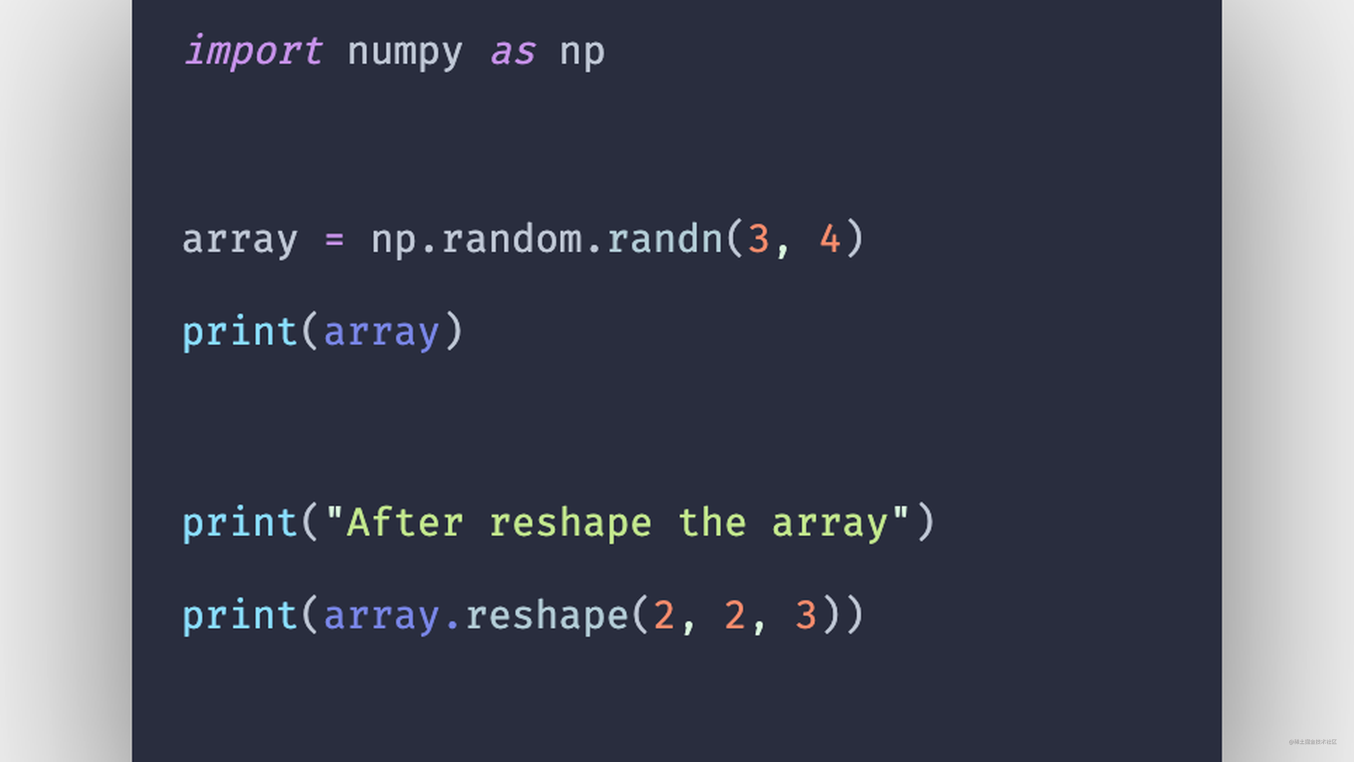 Numpy random randn 