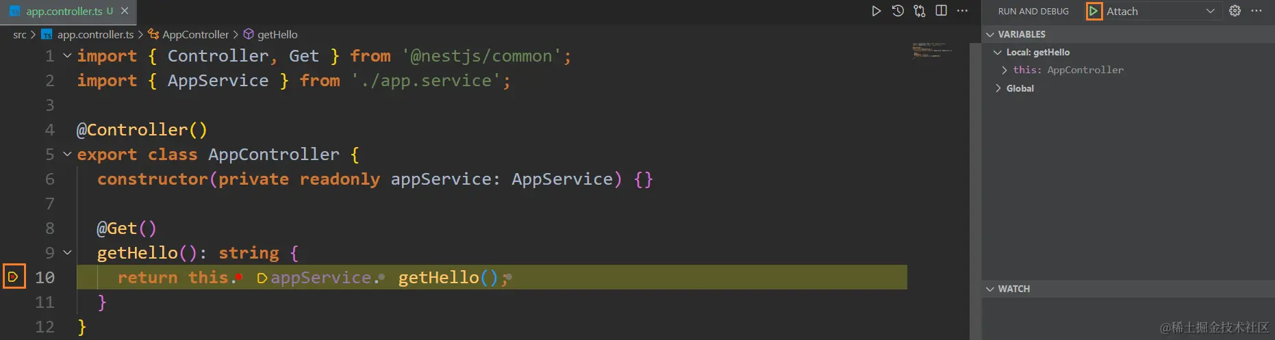 Nest：调试项目及其源码本指南详细介绍了如何使用 Visual Studio Code、Chrome DevTools - 掘金
