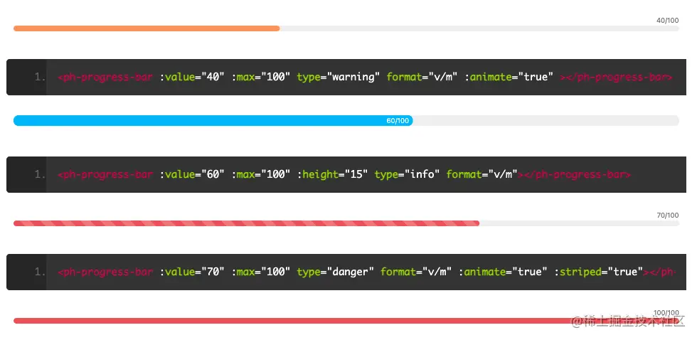 基于vue3typescript Progress 进度条组件基于vue3typescript Progress 进 掘金 