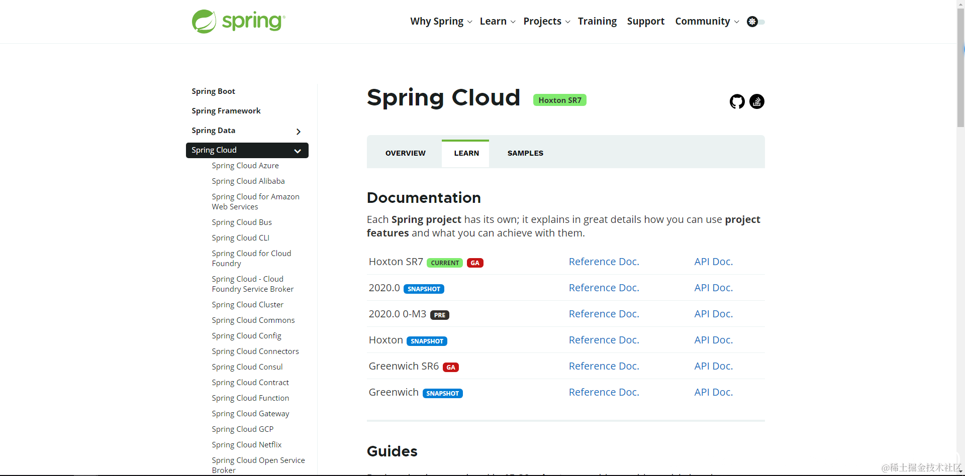 SpringCloud是什么SpringCloud，基于 SpringBoot 提供了一套微服务解决方案，包括服务注册与 - 掘金