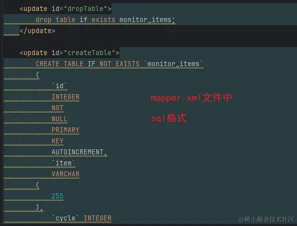 IDEA：mapper.xml 文件中 sql 的格式化sql 格式化设置 参考 Idea设置Mapper.xml文件中 - 掘金