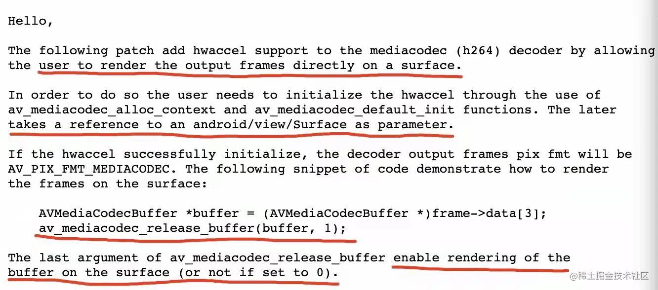 Ffmpeg Calls Mediacodec Hard Decoded To The Surface Moment For Technology