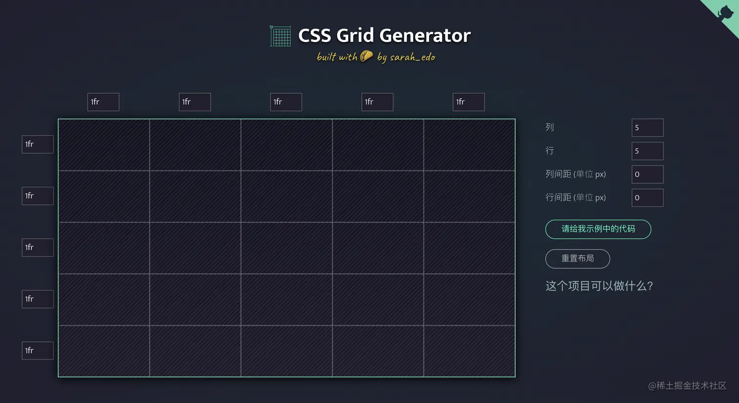 图解 CSS Grid 布局未经授权，禁止转载！（仅限已授权的微信公众号转载） Grid（网格）布局是最强大的 CSS - 掘金