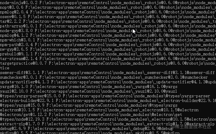 Windows下Electron安装robotjs遇到的问题在一次Electron开发中使用到robotjs,发现一直不 - 掘金
