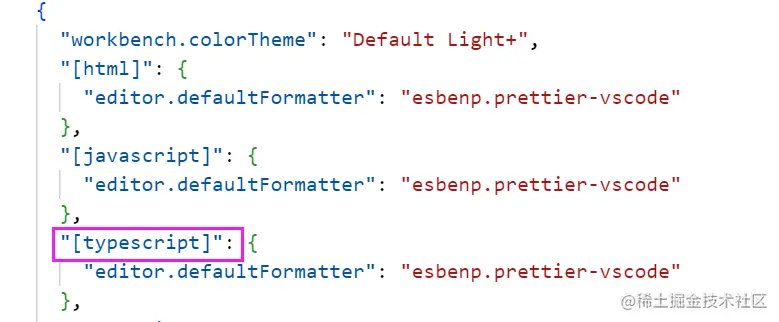 vscode格式化ts代码安装Prettier - Code formatter,将prettier设置为默认使用的格式 - 掘金