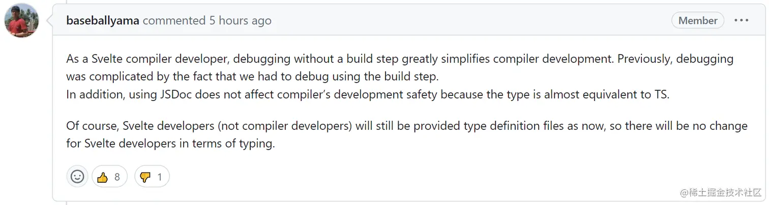 Svelte 正在从 Typescript 切换到 Javascript根据 Svelte Repo 中 Ts To 掘金