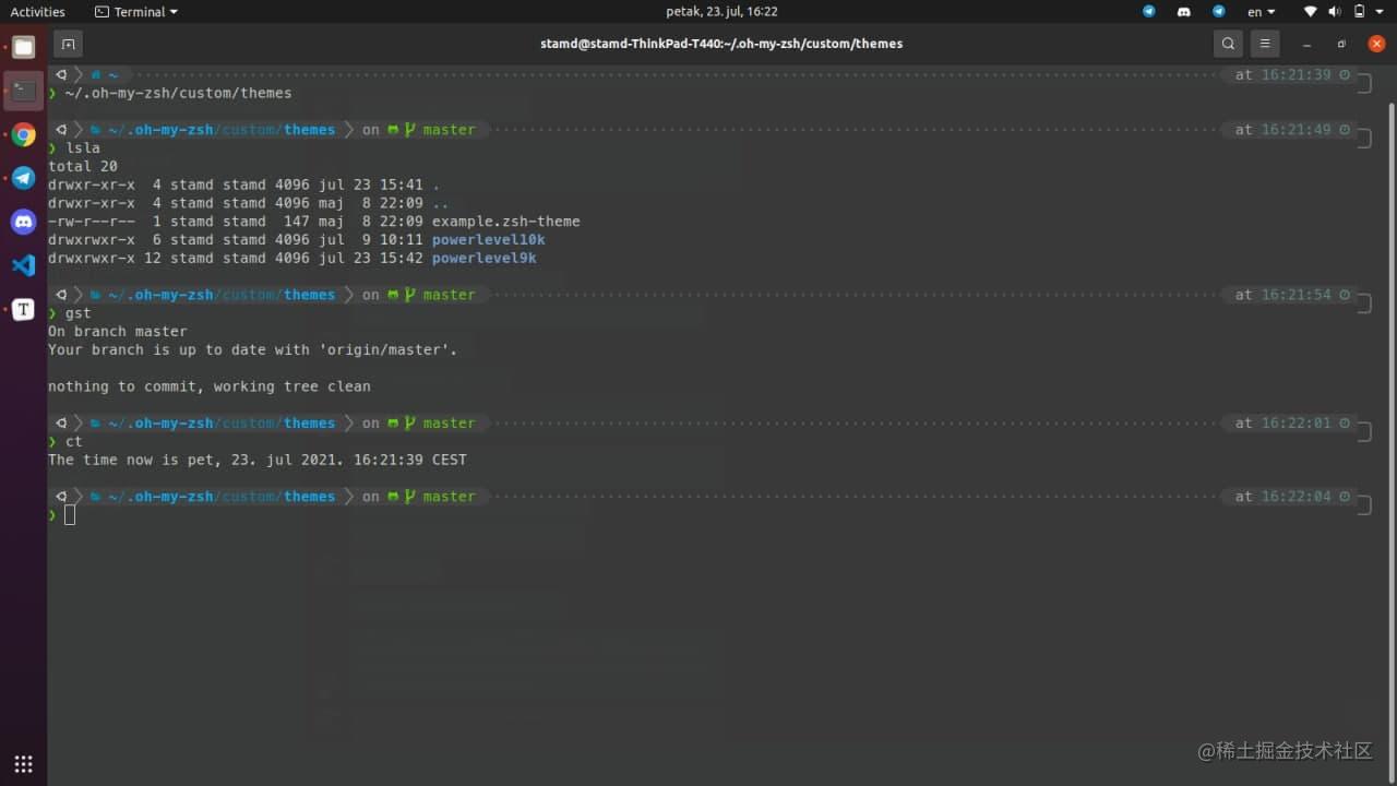 让你的终端酷炫好用到爆--"Oh My Zsh "学习指南 - 掘金