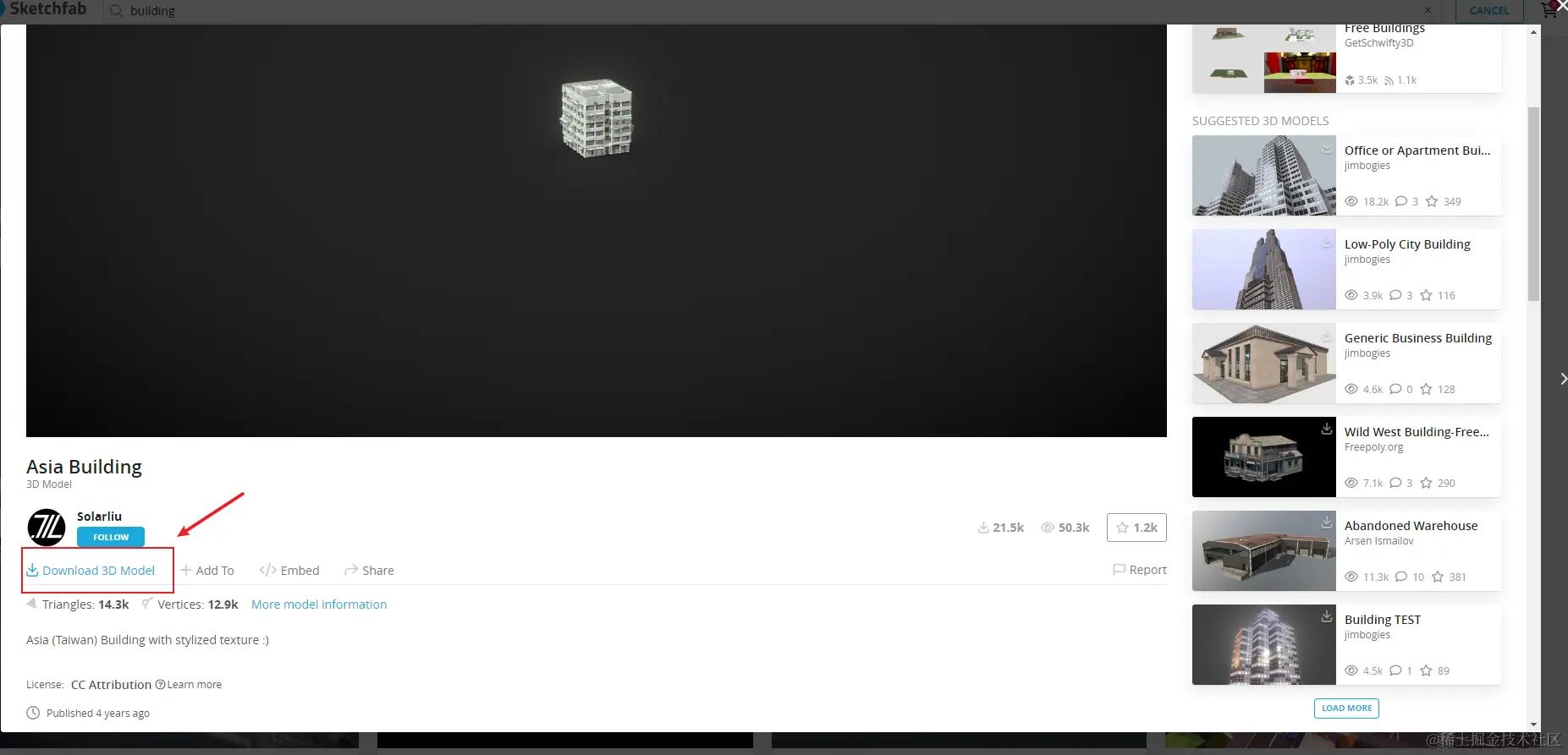cesium加载glb模型glb模型实现 GLB模型是一种3D模型的文件格式，全称为GLTF Binary。这种格式融合 - 掘金