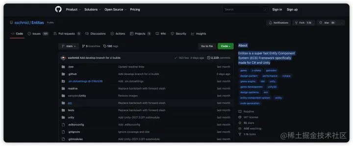 Github上有什么好的unity开源项目 程序员宝藏库 ：[ Sharet 掘金