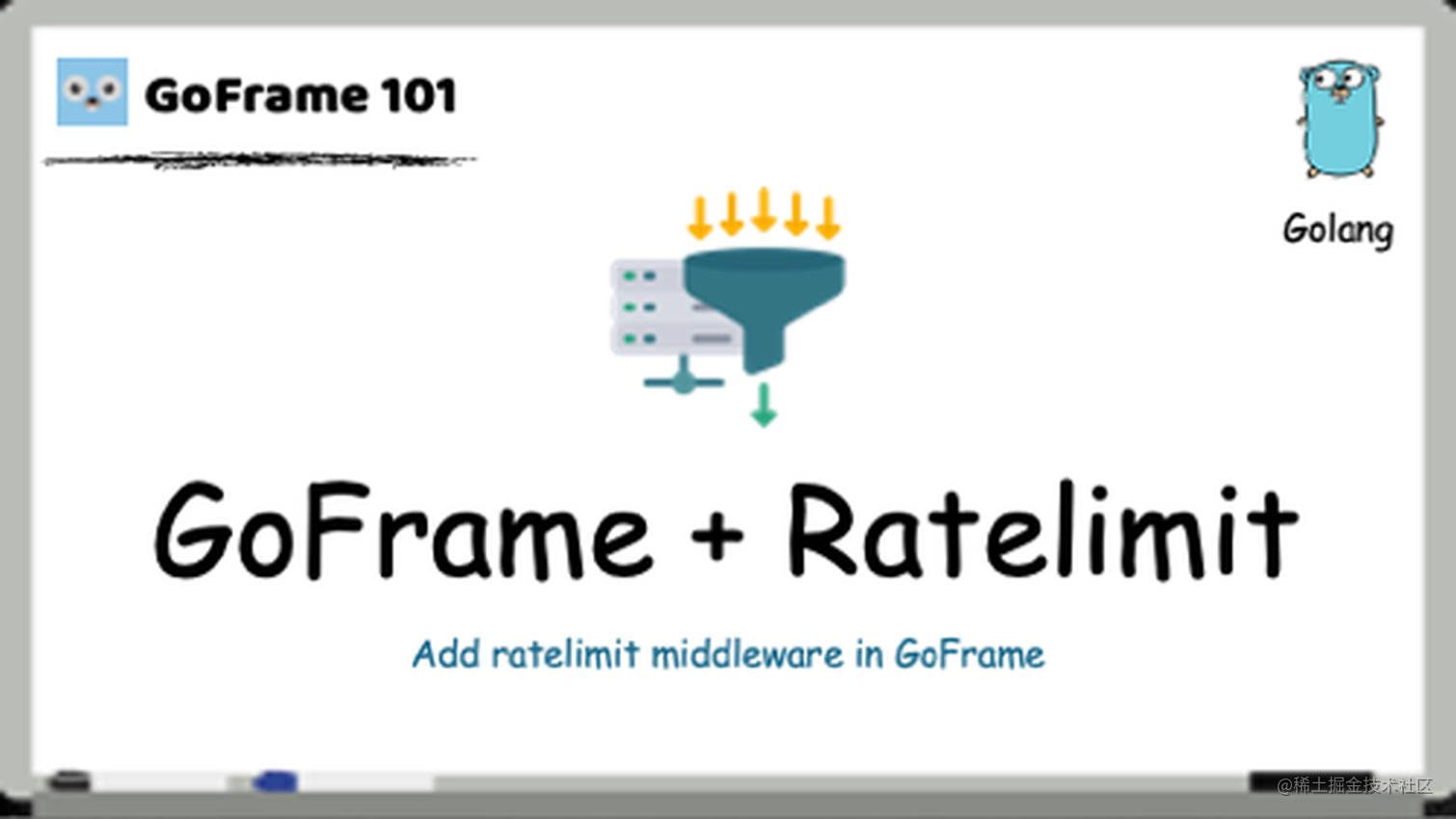 GoFrame 框架：快速实现服务端限流中间件 - 掘金