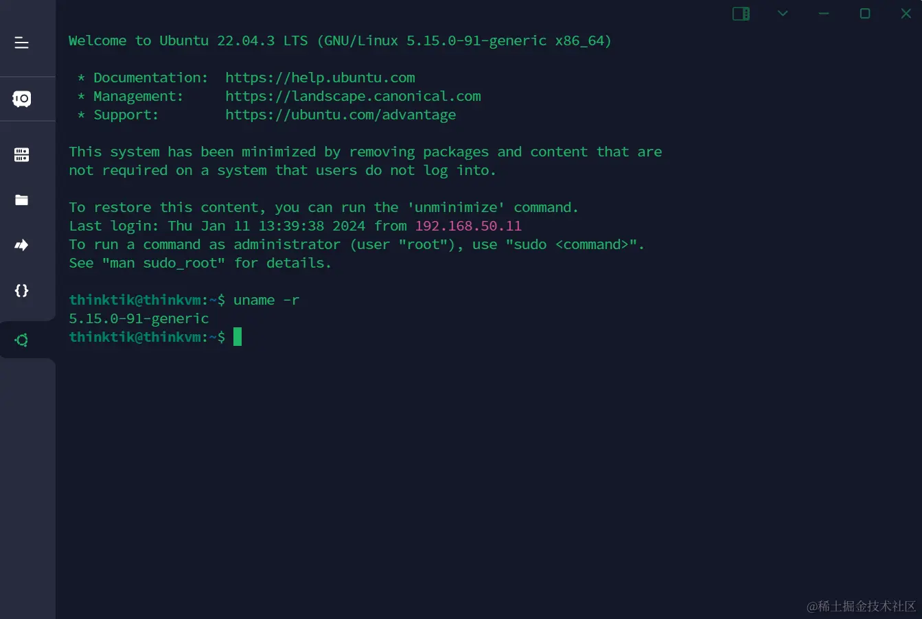 Ubuntu Server 22.04 LTS切换HWE/GA 内核本文介绍Ubuntu Server LTS切换HWE - 掘金