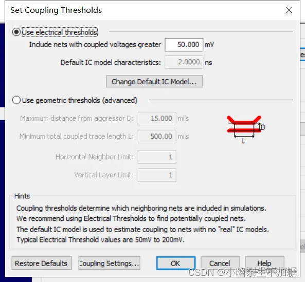 HyperLynx（十二）BoardSim和PCB板级仿真分析（三）1.使用曼哈顿布线进行BoardSim仿真 **2. - 掘金