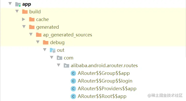 Arouter使用与原理分析arouter采用注解与apt技术，自动生成代码，在运行时调用，那么这里也就分为两部分，生成 掘金