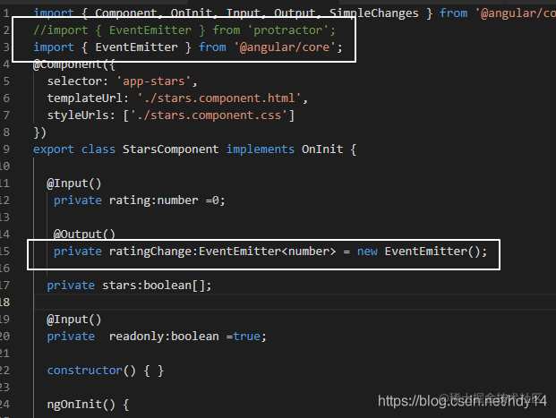 Angular - the [TS] type "EventEmitter" is not a generic type - Moment For Technology