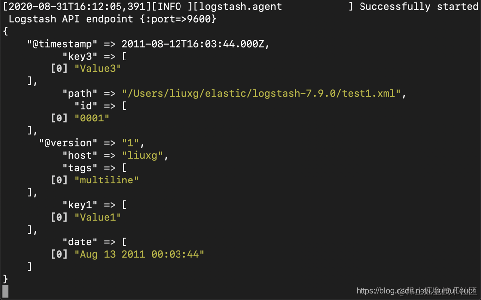 Logstash XML Filter 