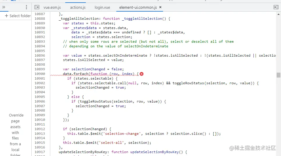 Element Ui表格组件el Table多选时报错项目中用 Element Ui 的表格组件 El Table 渲染 掘金