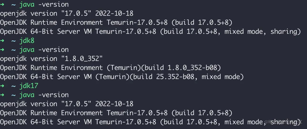 切换JDK版本只需一行命令文章从 如何安装brew、如何通过brew安装JDK、通过一行命令切换JDK版本三个部分内容来 - 掘金