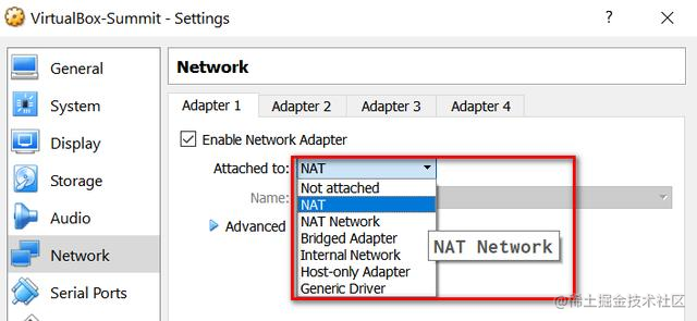 VirtualBox Network sets the difference between NAT and Bridged Adapter modes - Moment For Technology
