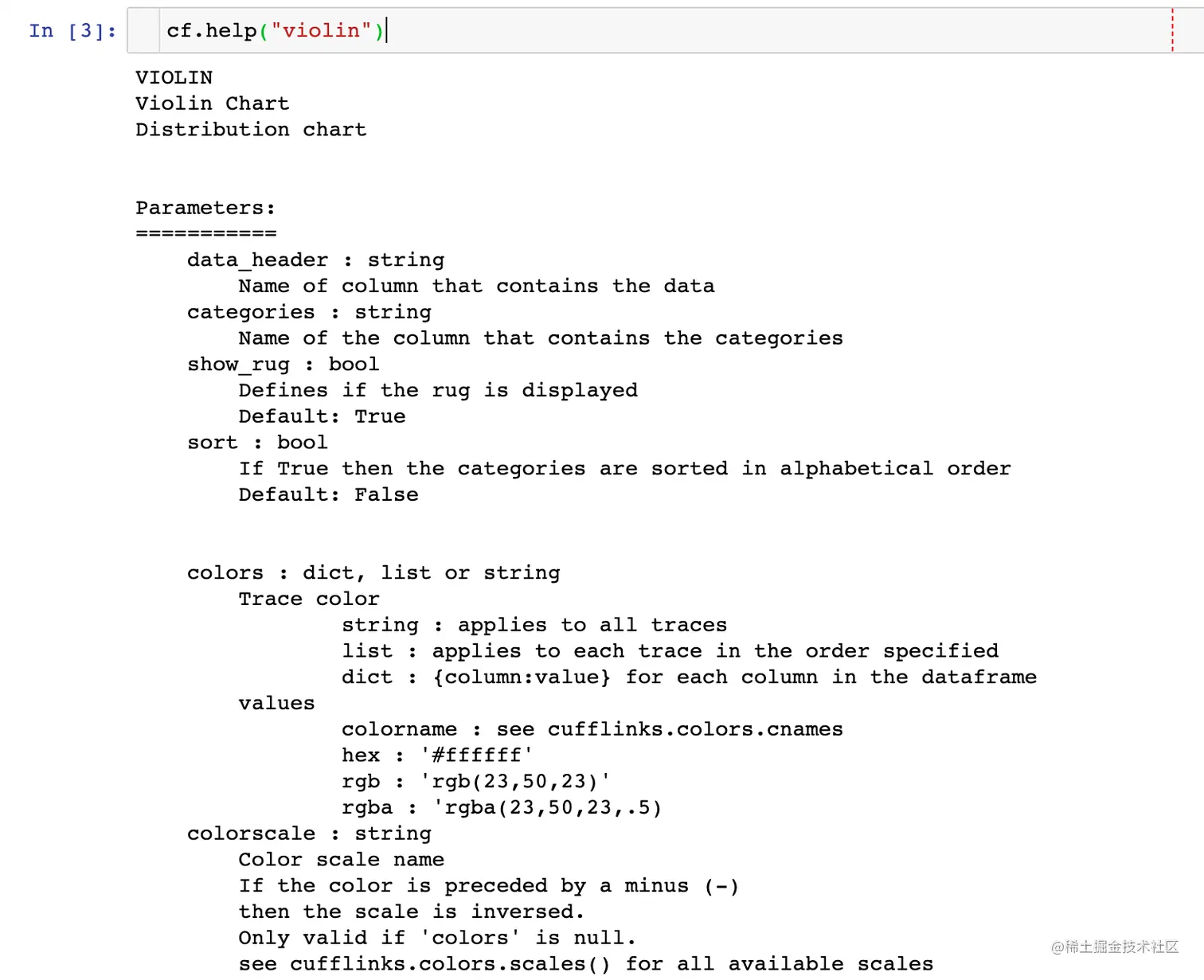 高级可视化神器：cufflinkscufflinks是一个基于Python的数据可视化库，它建立在Plotly库之上，为 - 掘金