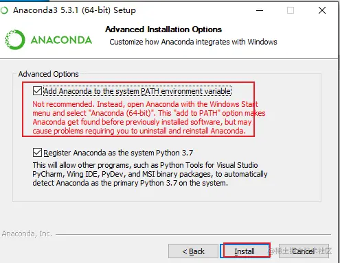 安装Anaconda并创建python3.8虚拟环境安装Anaconda并创建python3.8虚拟环境 本文已参与「新 - 掘金