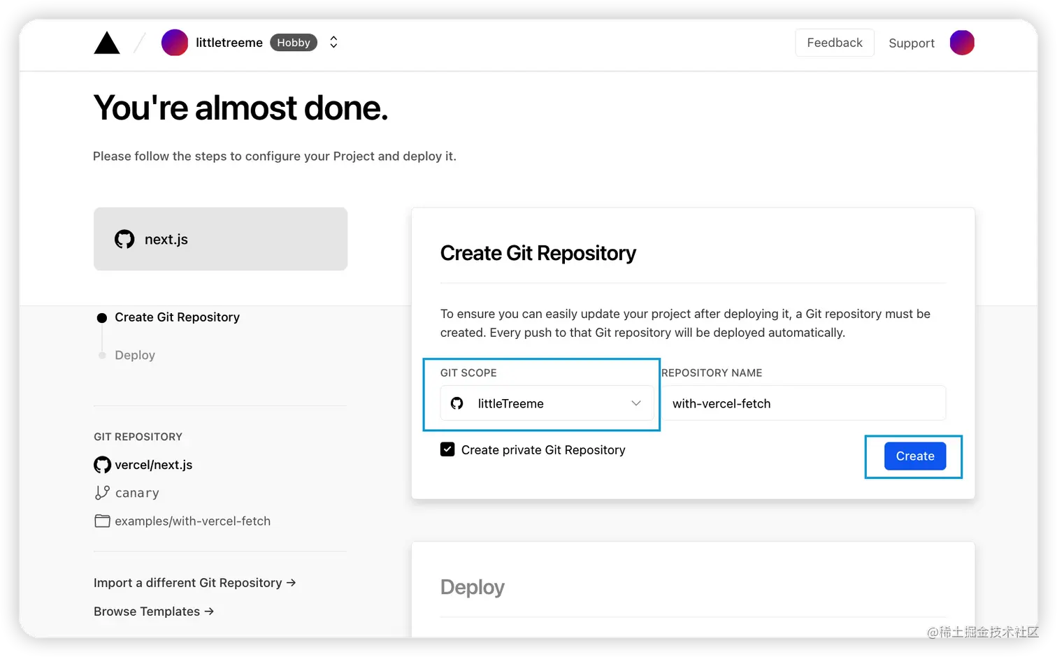 5分钟快速上线Web应用和API（Vercel）Vercel Vercel 你可以理解为一个部署工具，支持部署静态网页和 - 掘金
