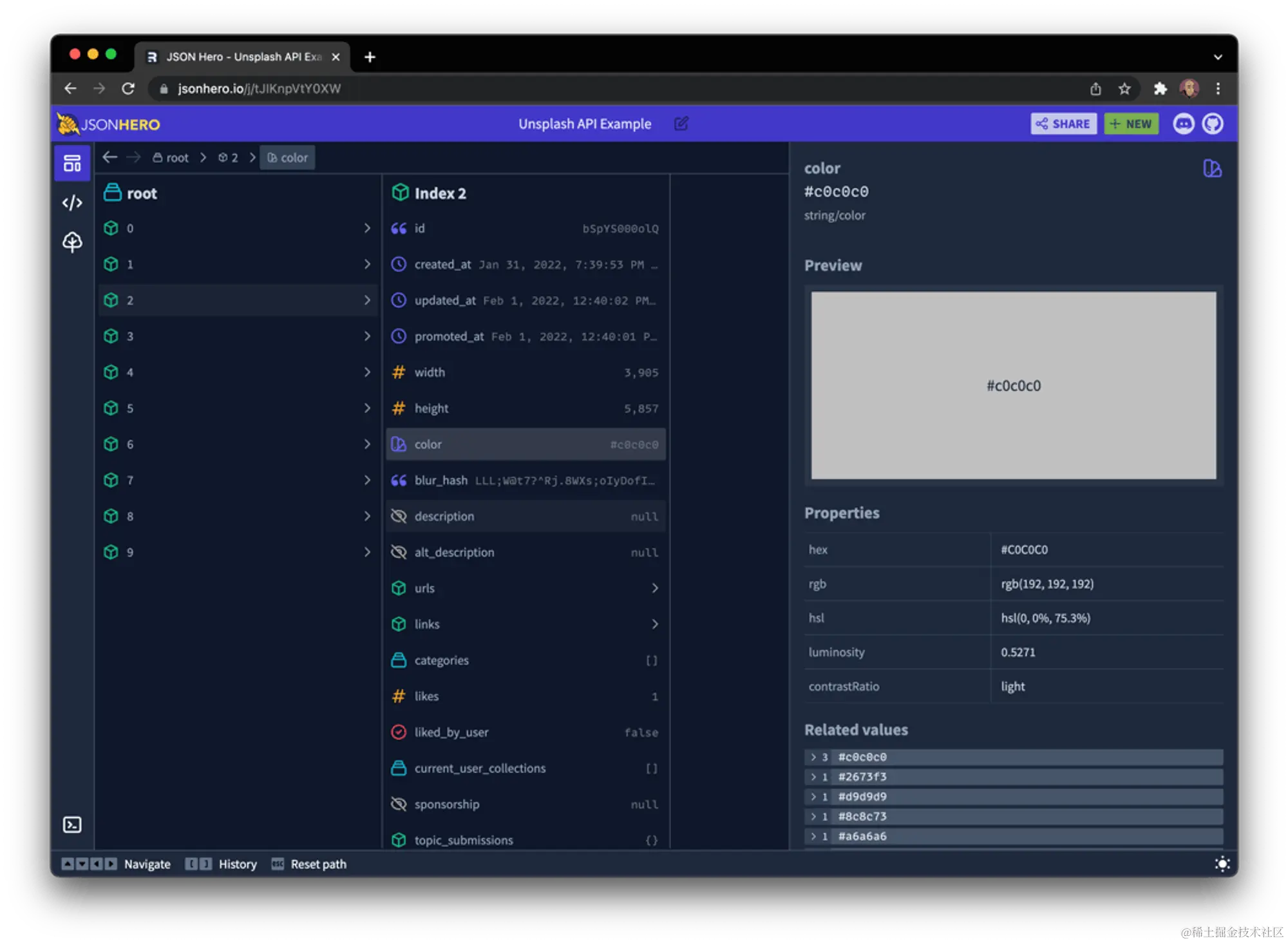 8K star！功能强大的开源JSON可视神器今天我们再推荐一款可视化的JSON调试工具，功能强大且开源免费，让你您快速 - 掘金