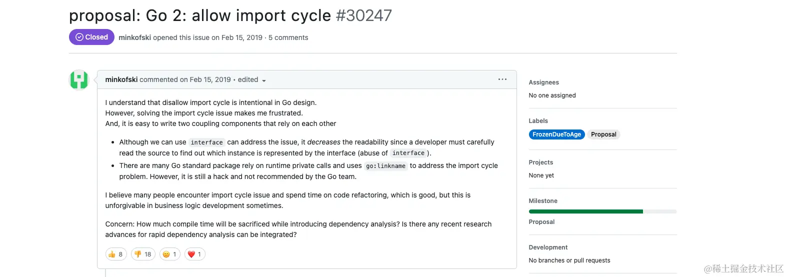 别再问spring循环引用了，spring boot官方已默认禁用,golang从设计层禁止背景 不知道多少入门spri - 掘金