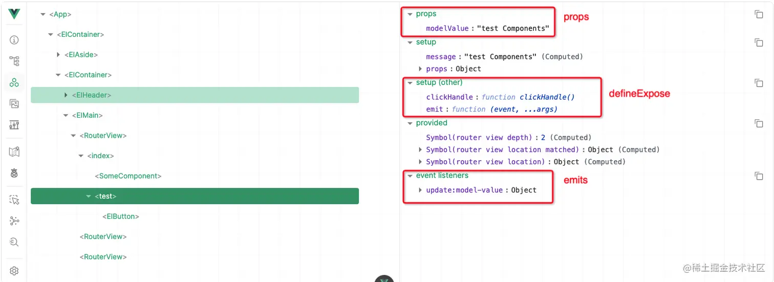 Vue DevTools（预览版）一个很实用的vite插件之前看到这个插件没有太在意，总觉得花里胡哨，今天体验完了，感觉 - 掘金