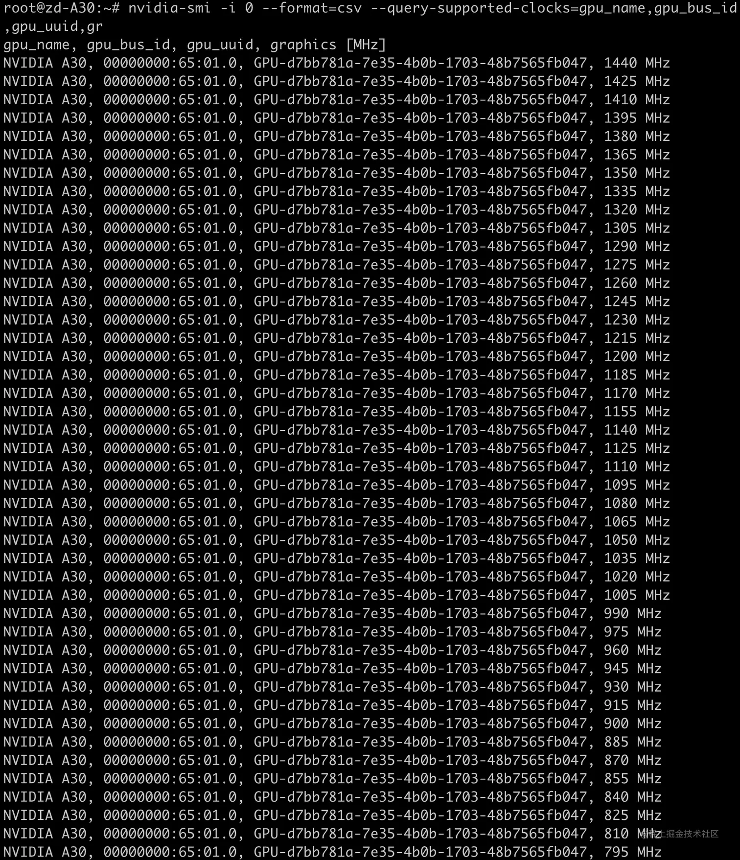 NVIDIA-SMI系列命令详解(8)-设备修改选项(3) 本文为NVIDIA-SMI系列命令详解第八篇-设备修改选项( - 掘金