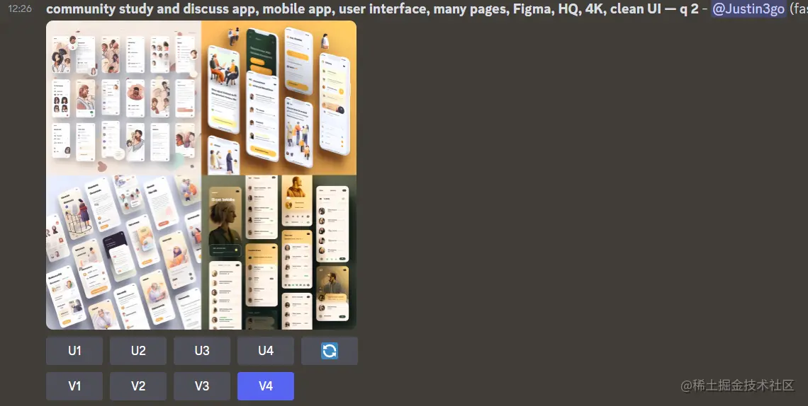 前端自给自足UI设计稿?(Midjourney+MasterGo)前端自给自足UI设计稿?(Midjourney+Mas - 掘金